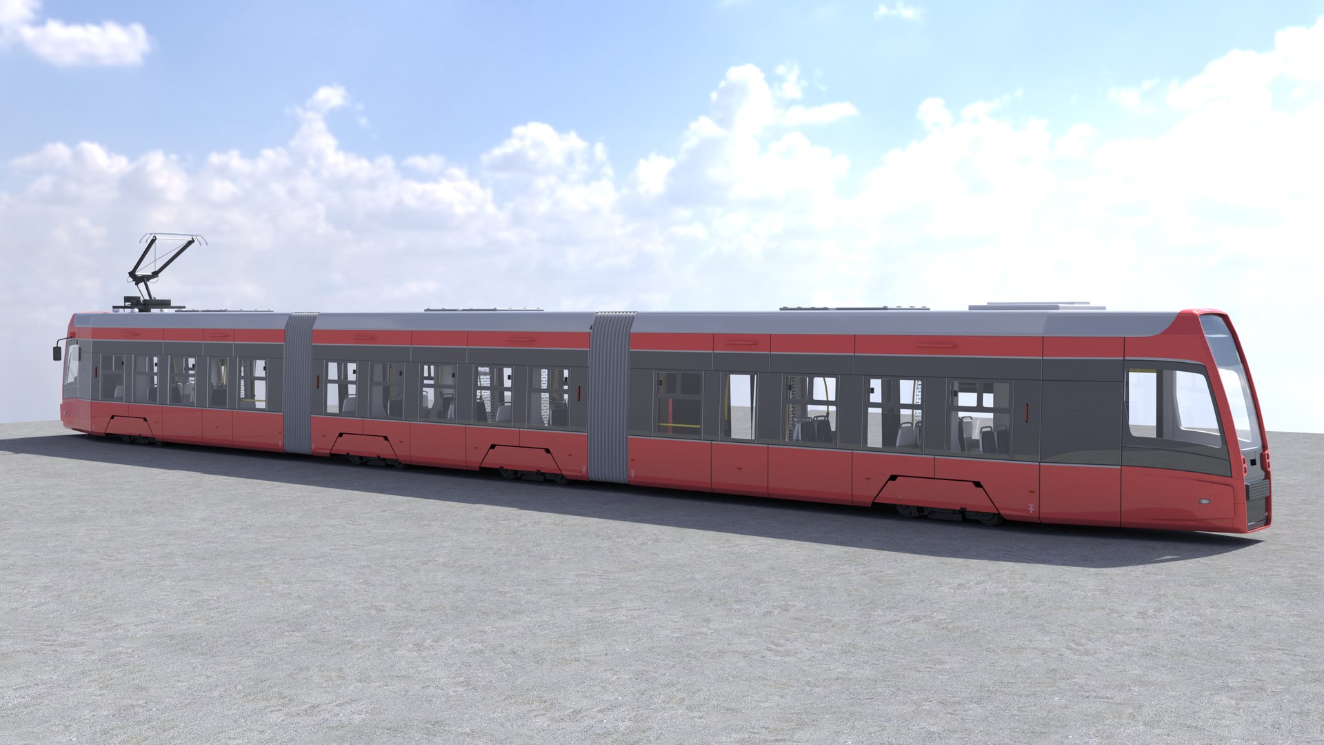 Tram 001 3D Model - TurboSquid 2121867