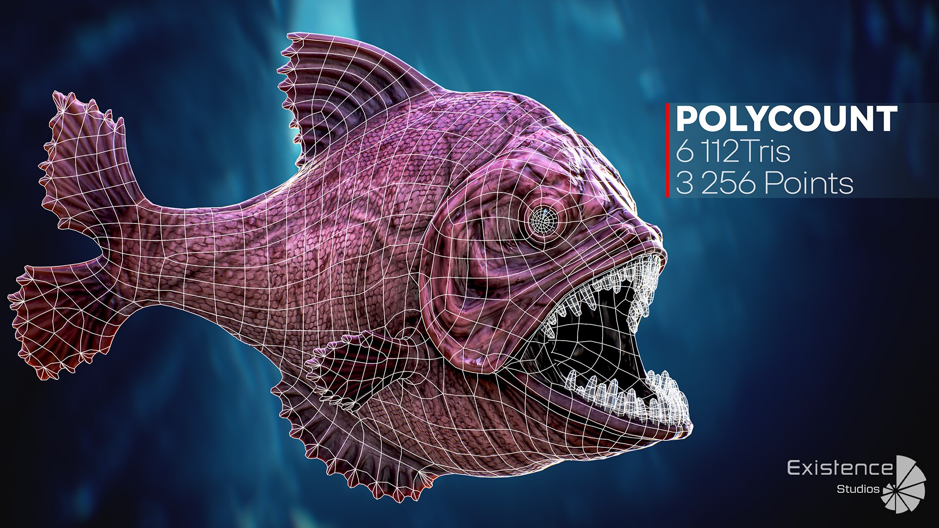 The Piranha - Low Poly Fish - Ocean Predator - Pirana 3d Model Art By ...