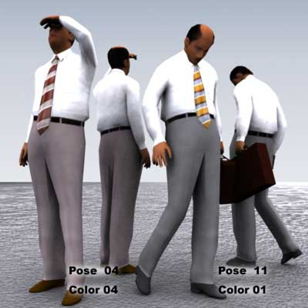 Male Man People 3d Model