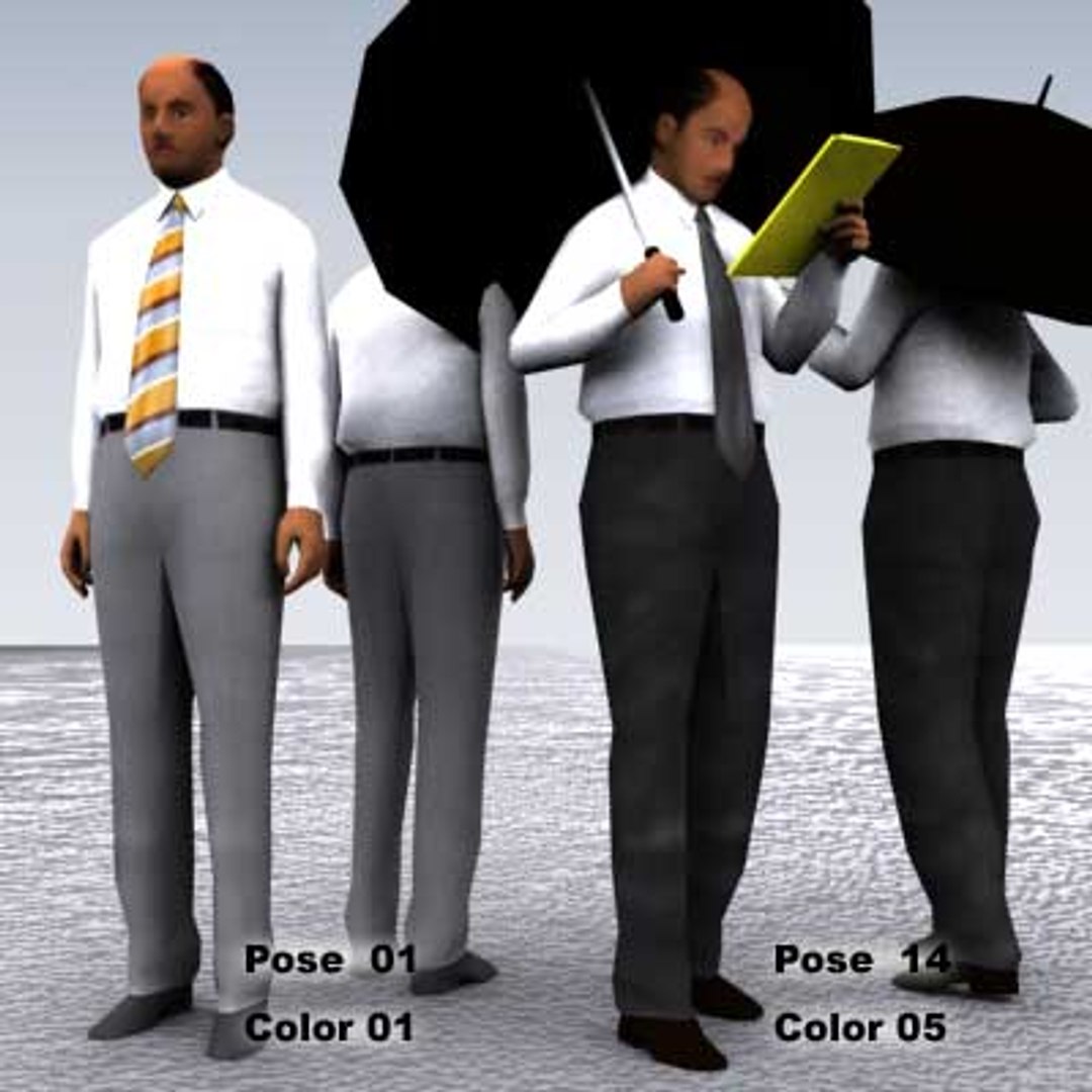 Male Man People 3d Model