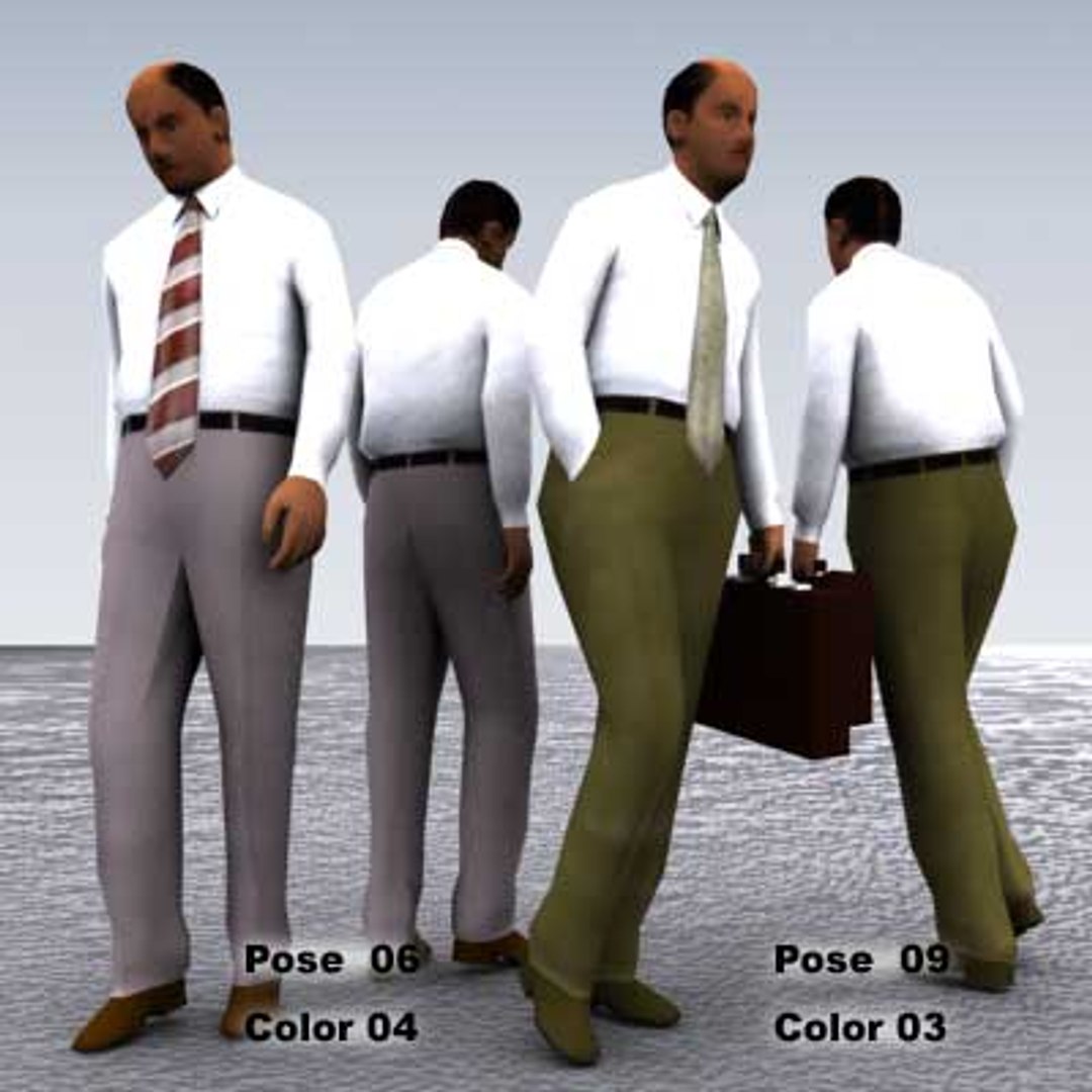 Male Man People 3d Model