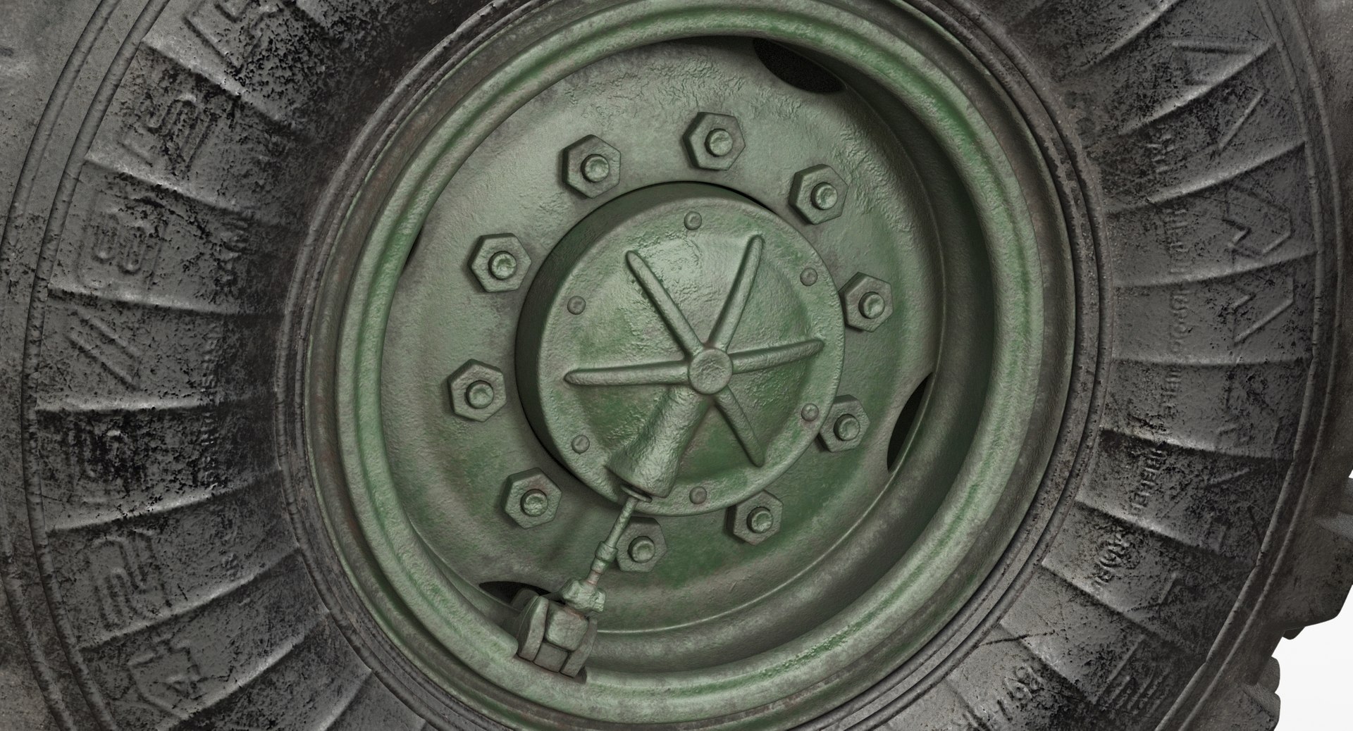 3D wheels military model - TurboSquid 1149790