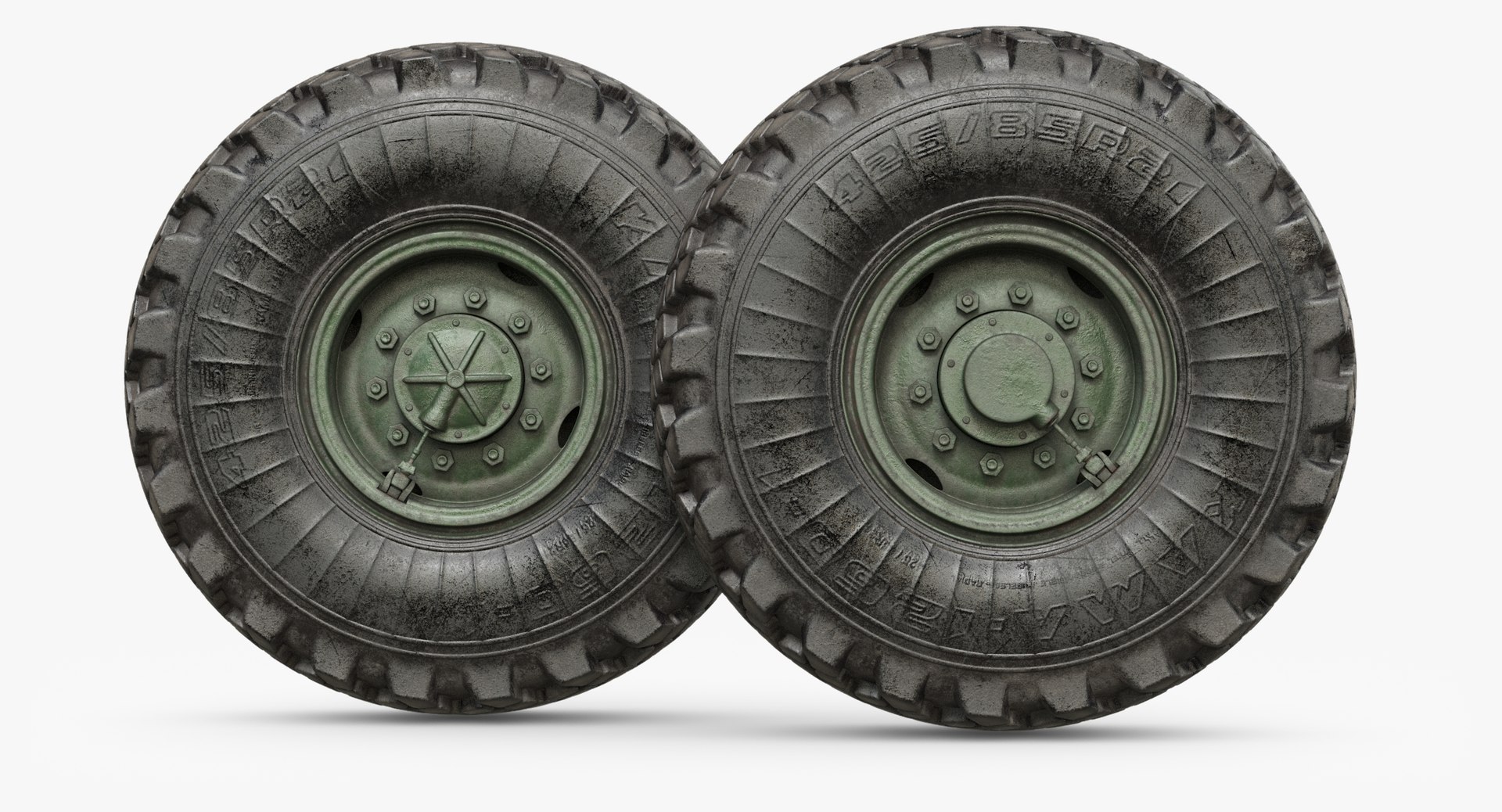 3D wheels military model - TurboSquid 1149790
