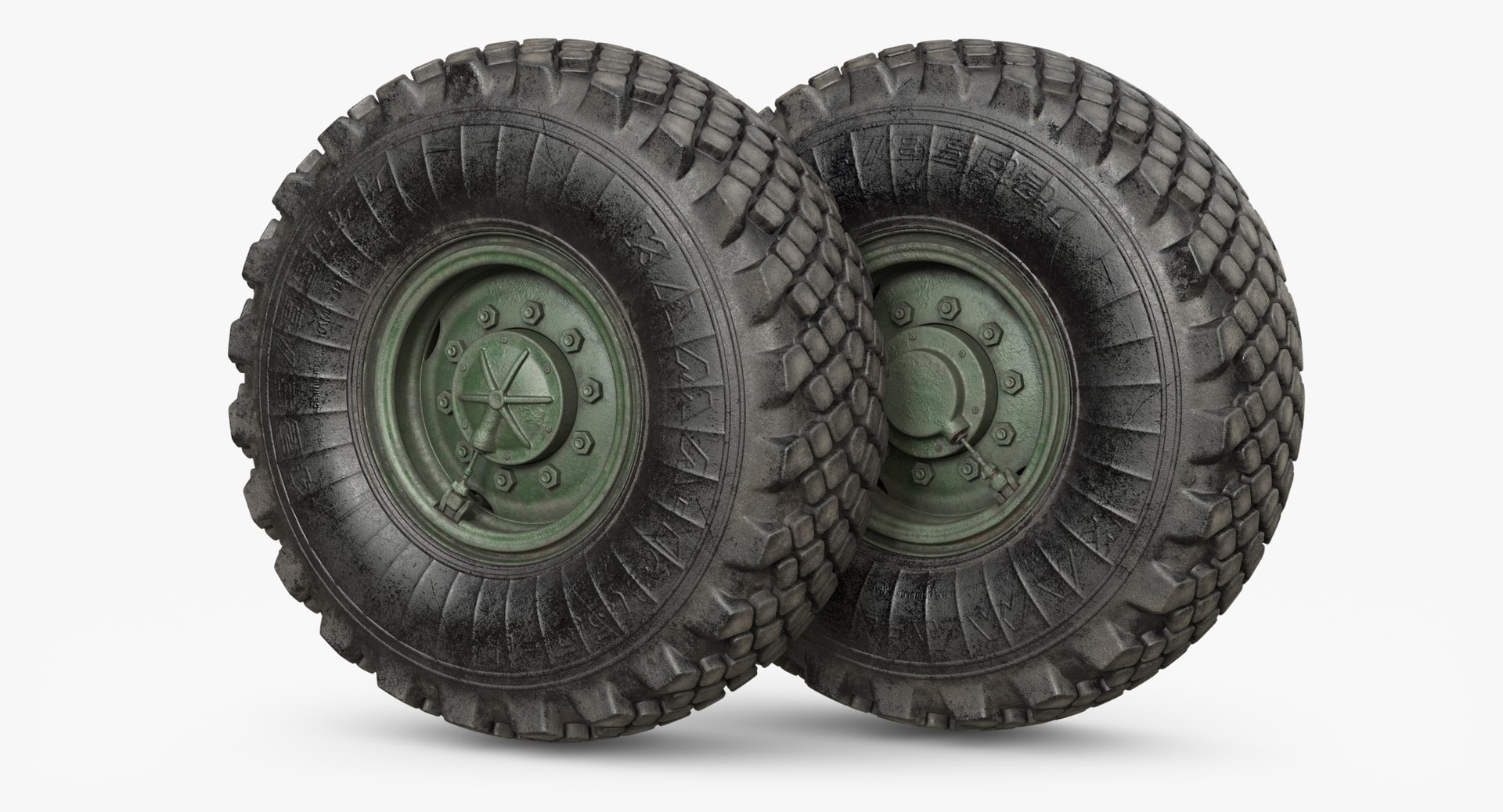 3D wheels military model - TurboSquid 1149790