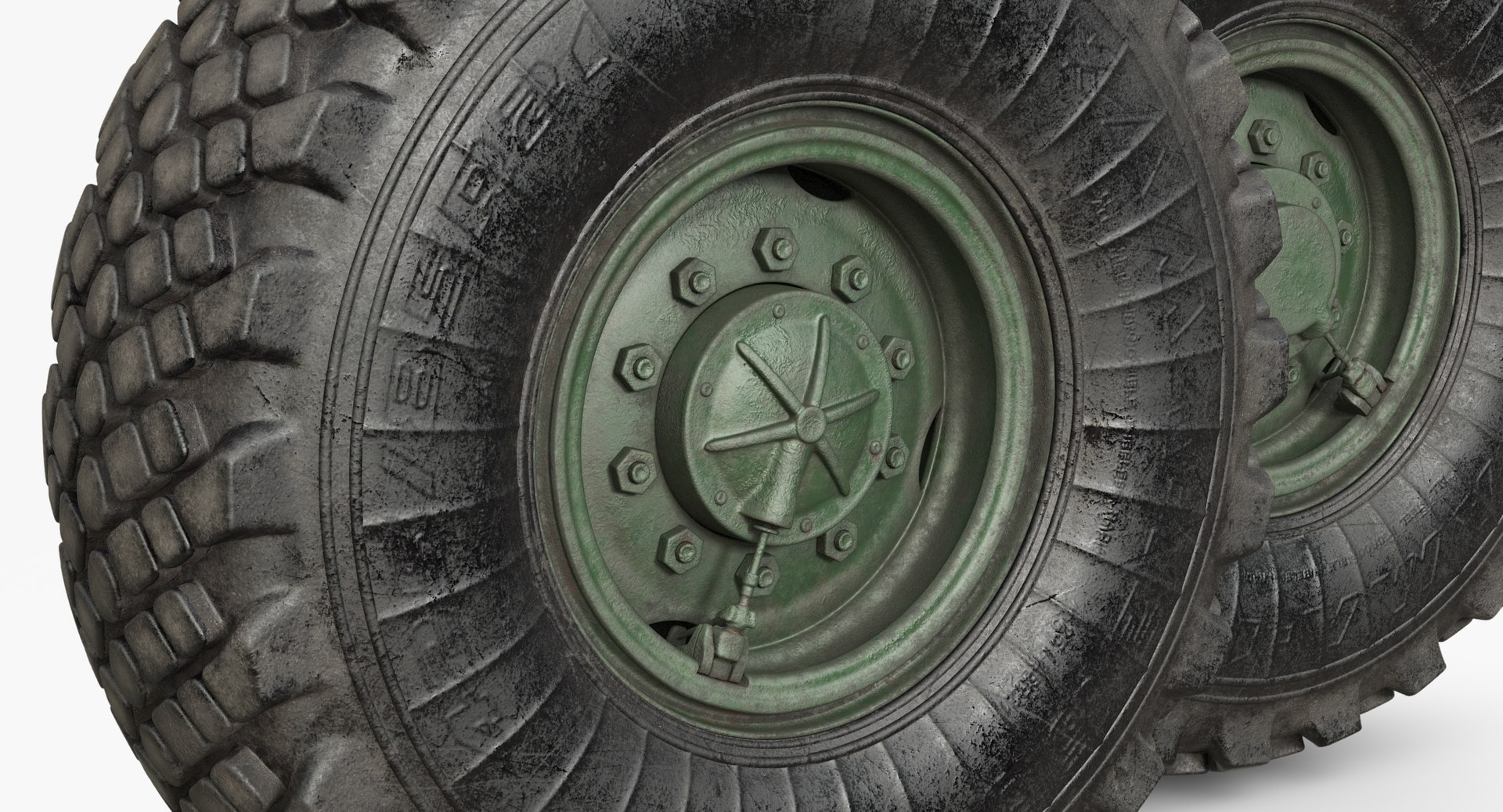 3D wheels military model - TurboSquid 1149790