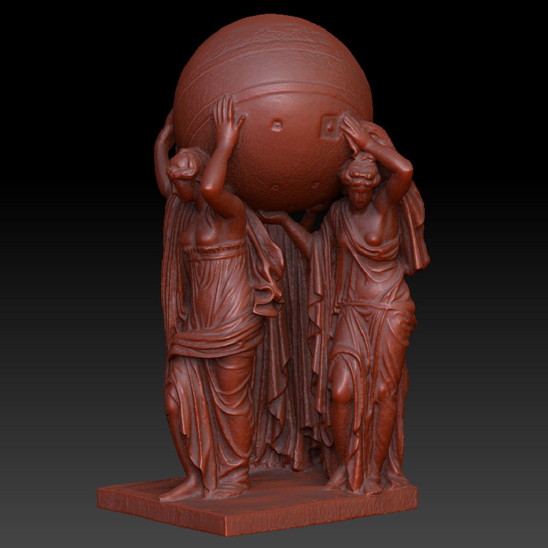 Obj Statue Caryatids