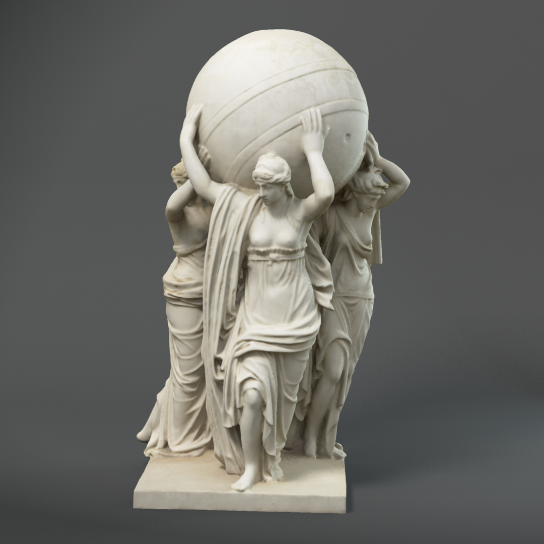 Obj Statue Caryatids