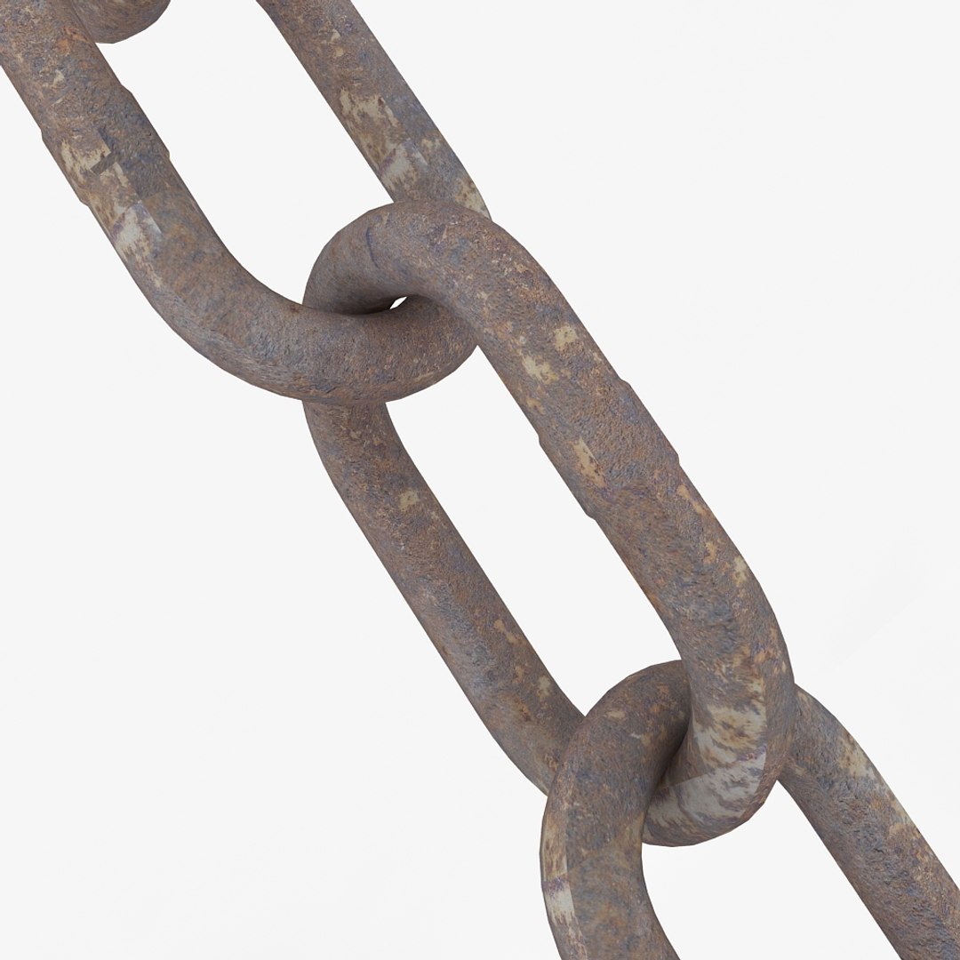 Chain Old Steel 3d Max