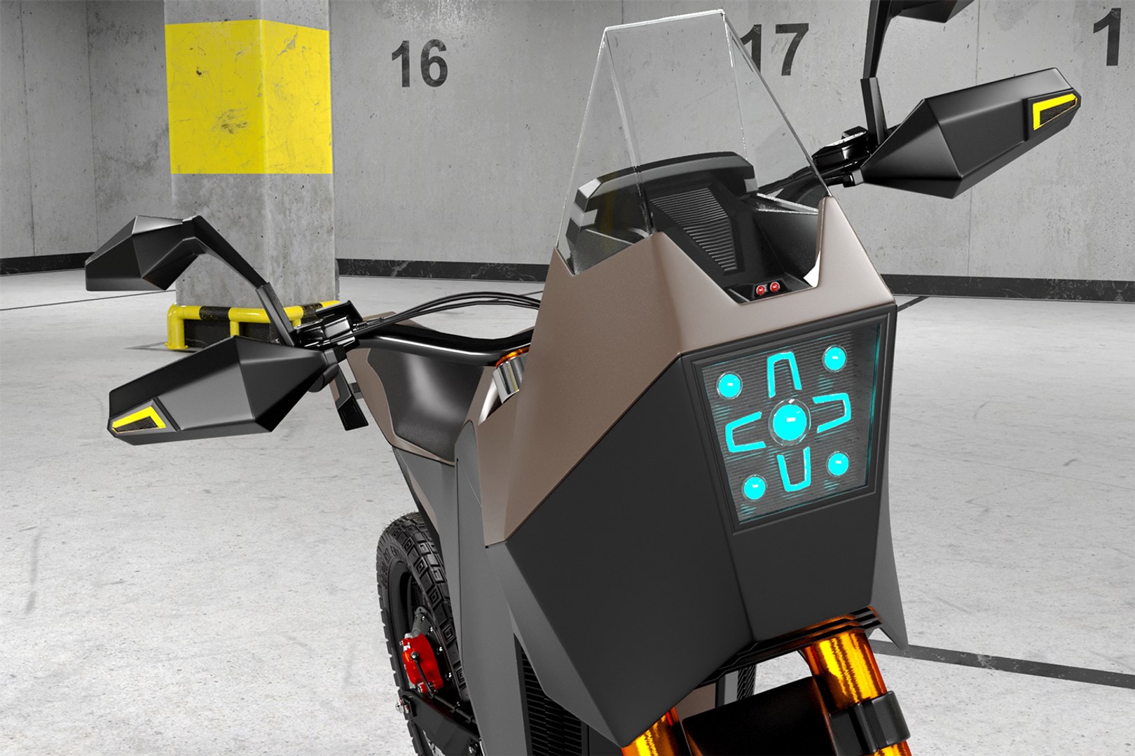 3D Modern Electric Motorcycle High Poly Model - TurboSquid 1778022