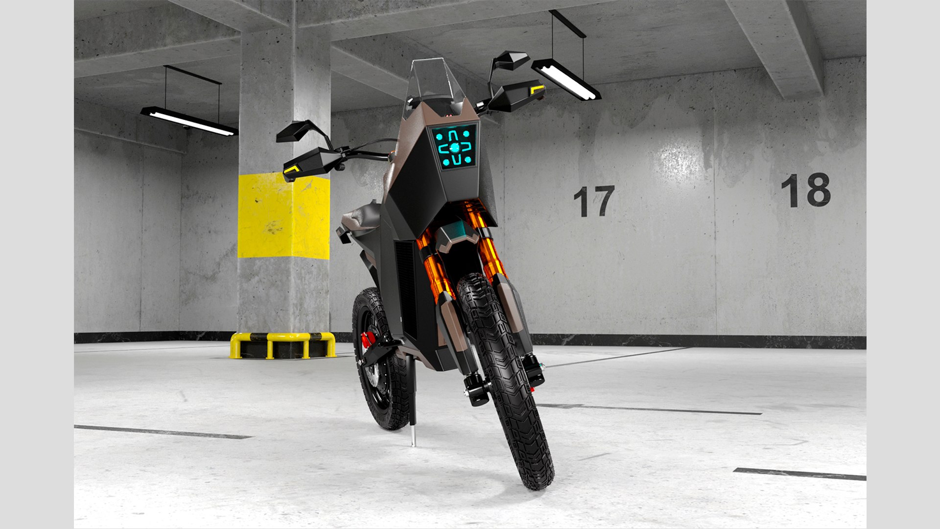 3D Modern Electric Motorcycle High Poly Model - TurboSquid 1778022