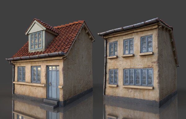 3D European House A2 model-texture3D模型 - TurboSquid 1930834