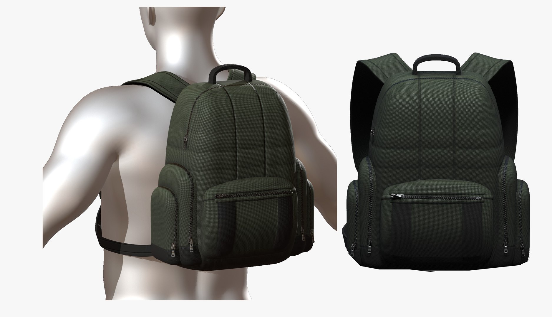 3D Backpack Generic Camping Model - TurboSquid 1608650