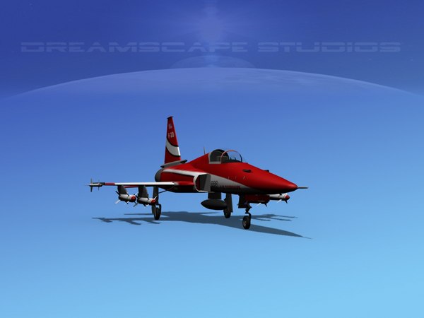northrop tigershark f-20 fighter 3d model