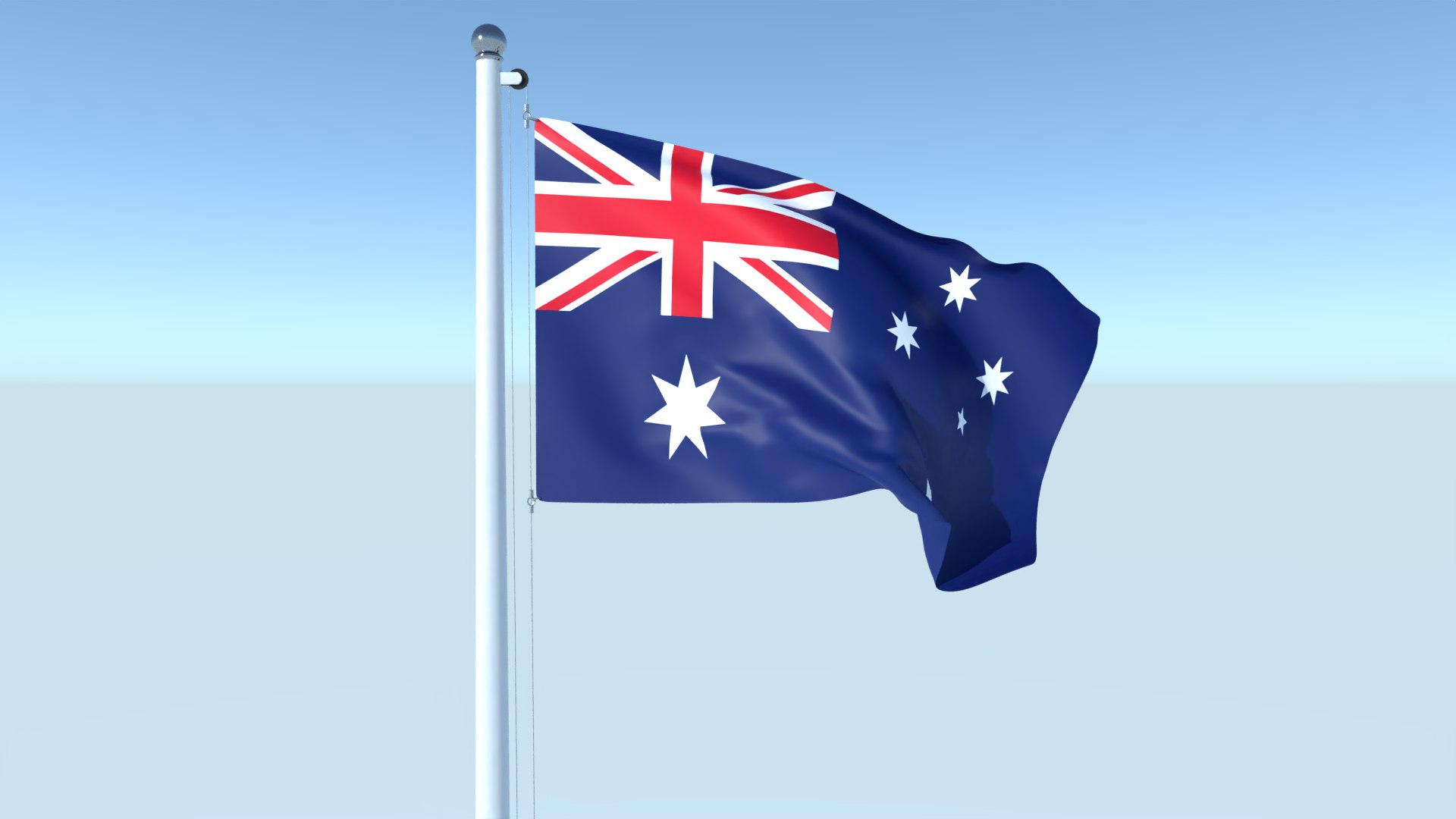 Flag Of Australia 3D Model - TurboSquid 1770516