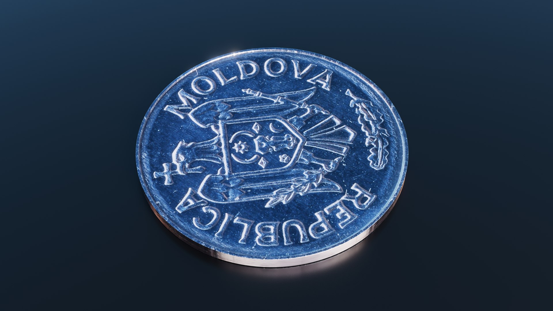 Moldovan Leu Coin 3D Model - TurboSquid 2286809