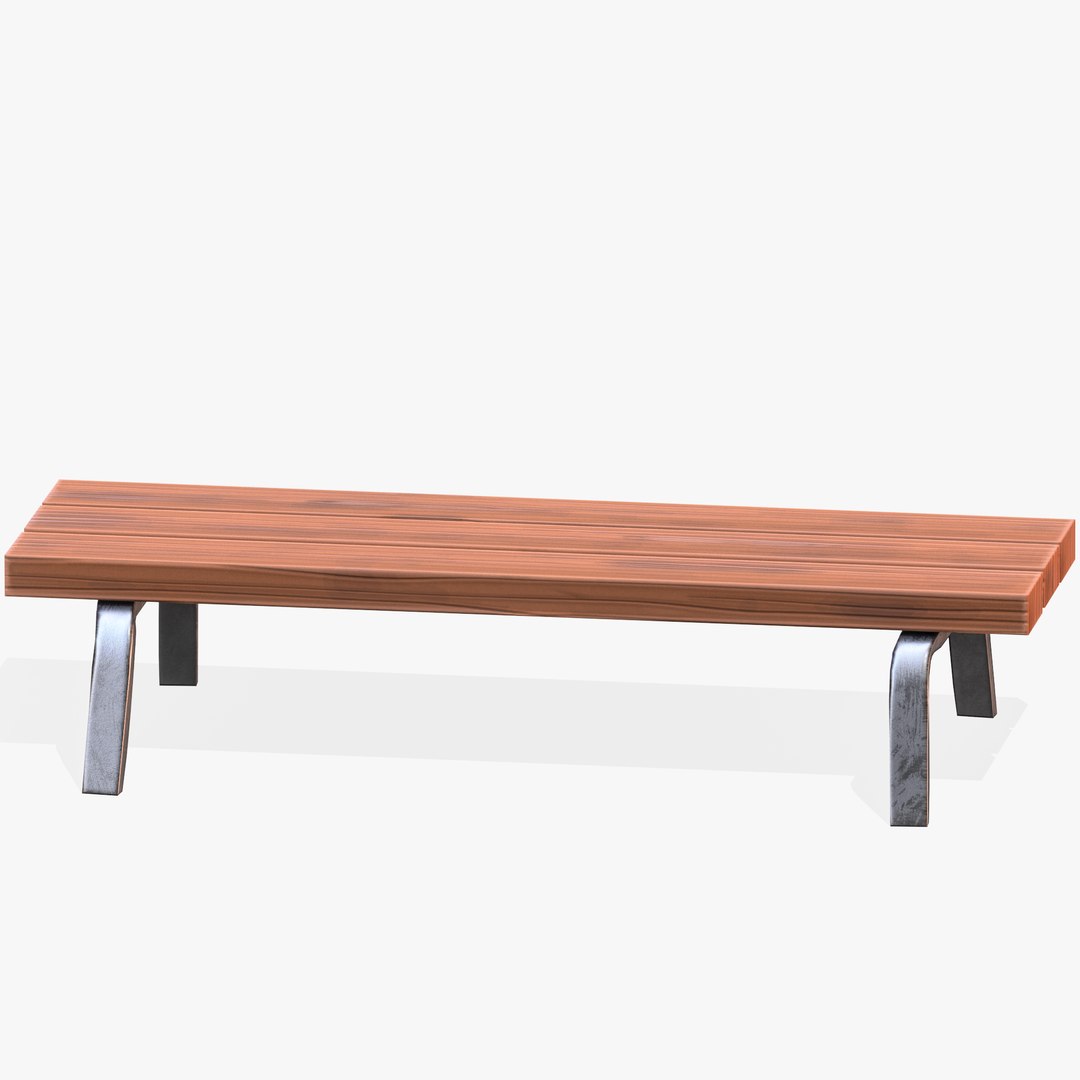 Stylized Bench 3D - TurboSquid 2118383