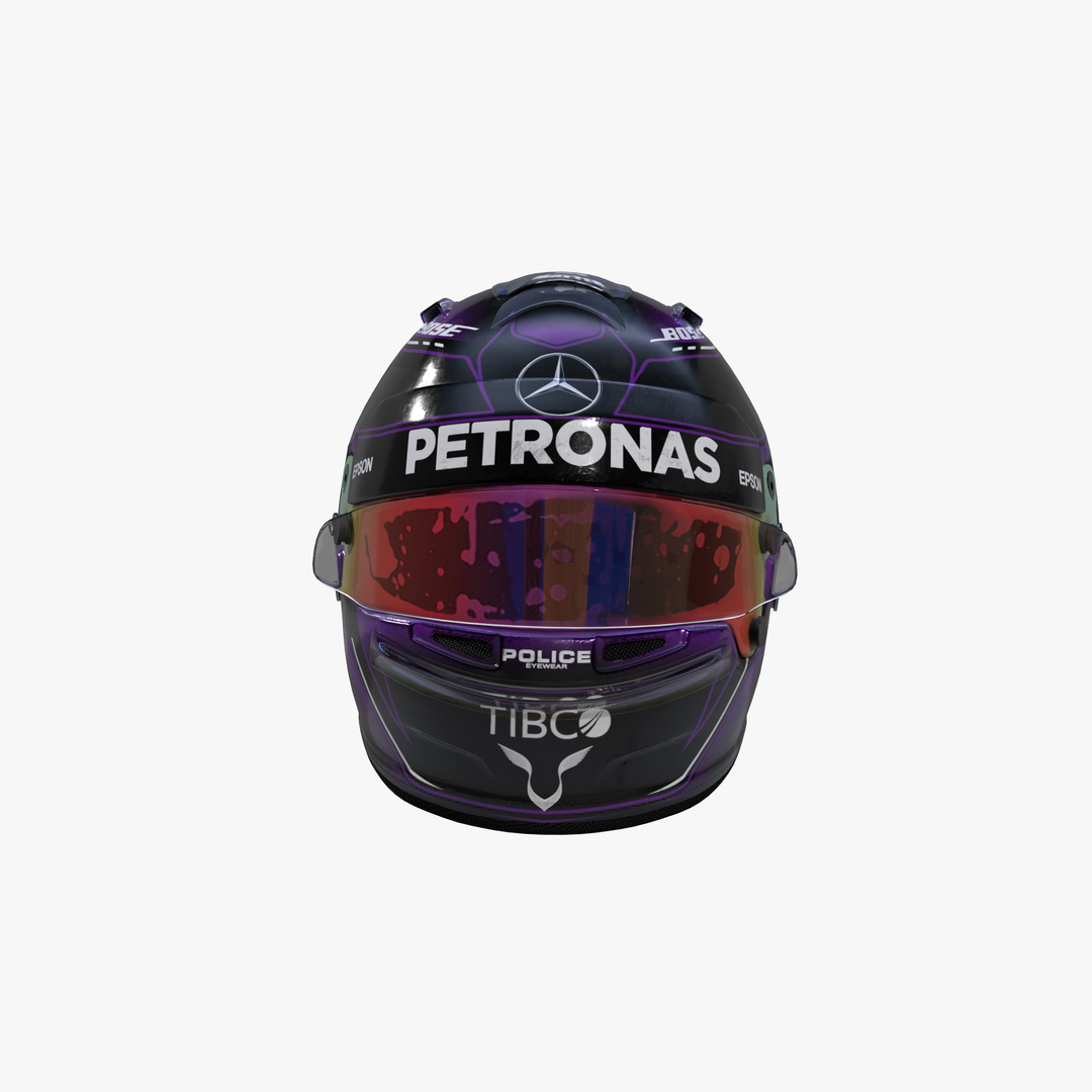 Hamilton 2020 helmet model - TurboSquid 1588037