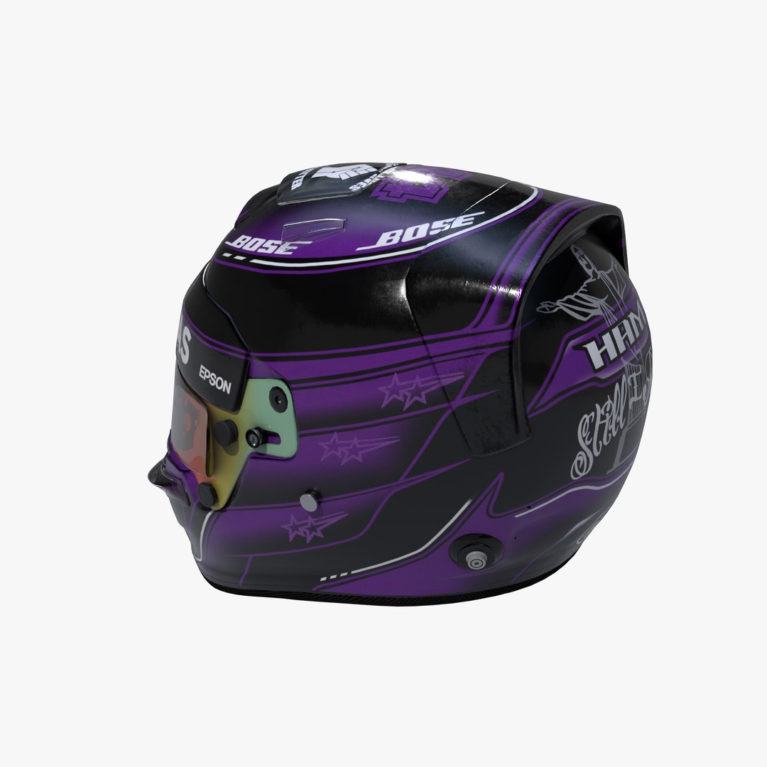 Hamilton 2020 Helmet Model - TurboSquid 1588037