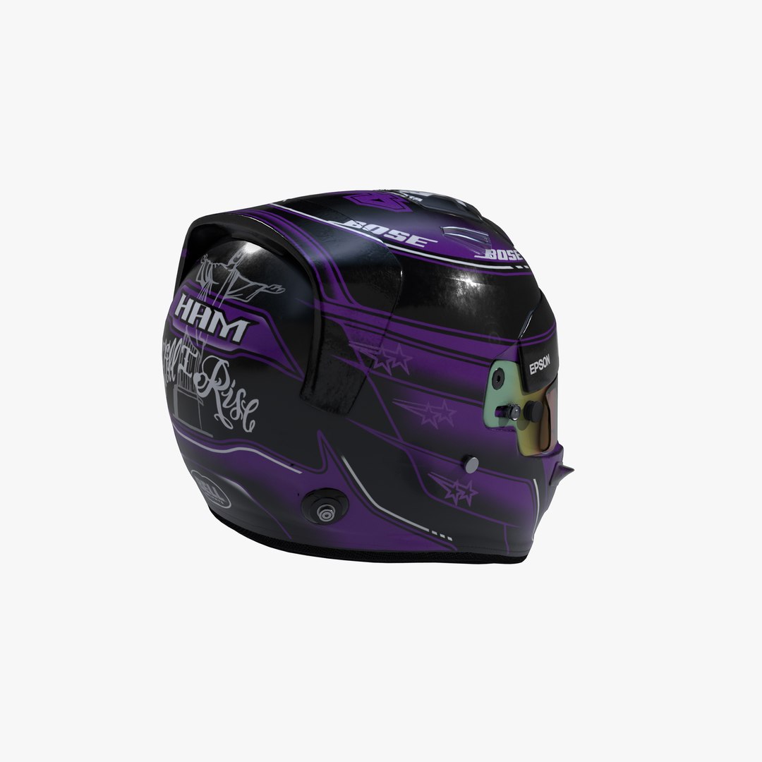 Hamilton 2020 Helmet Model - TurboSquid 1588037