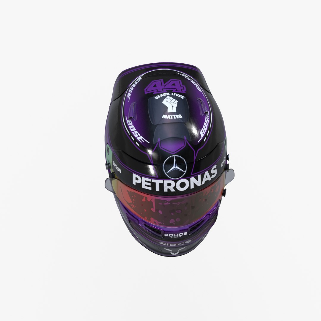 Hamilton 2020 Helmet Model - TurboSquid 1588037
