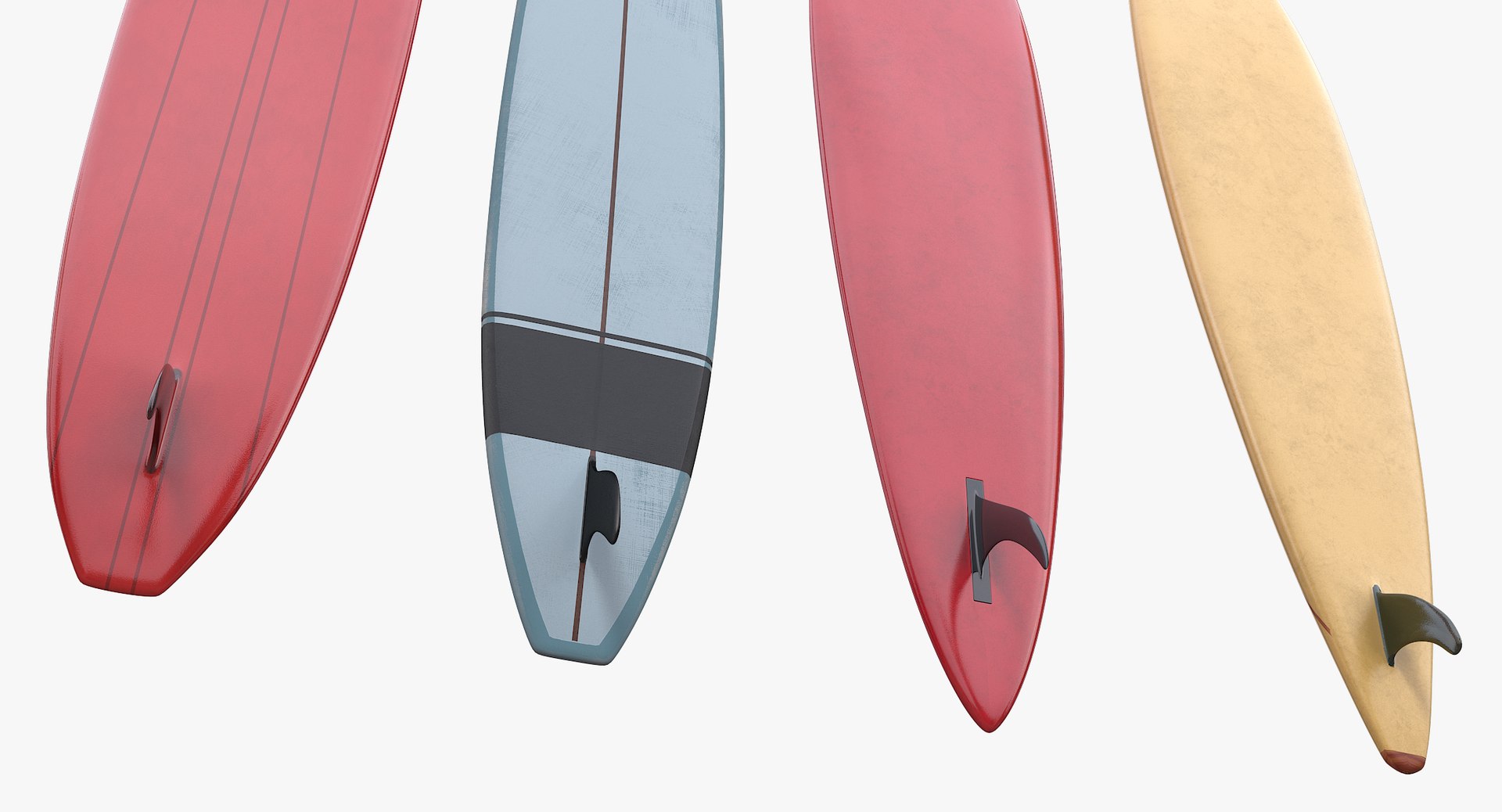 Retro Longboards Board 3D Model - TurboSquid 1324956