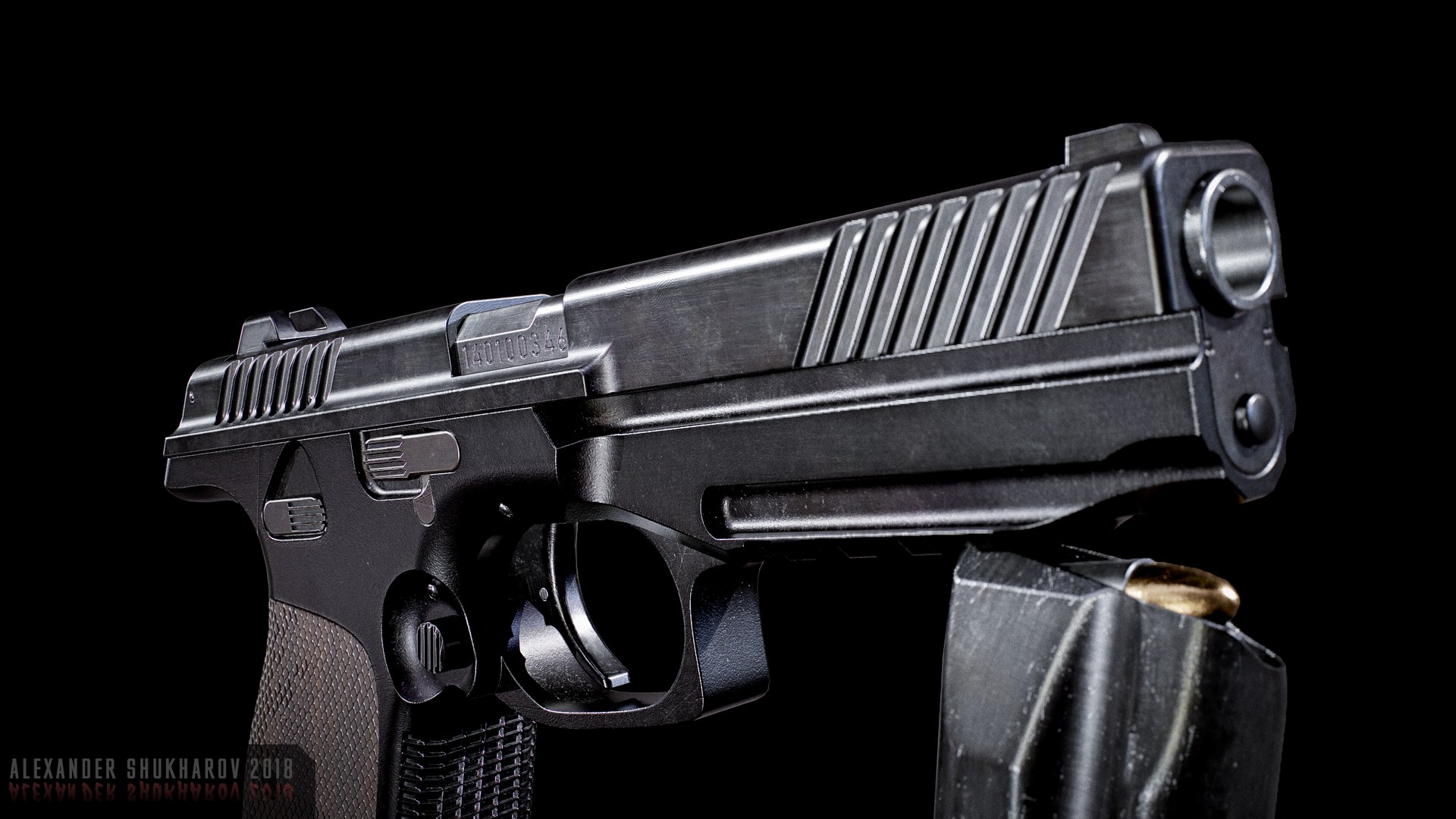 Pl-14 Pistol 8k 3D - TurboSquid 1277774