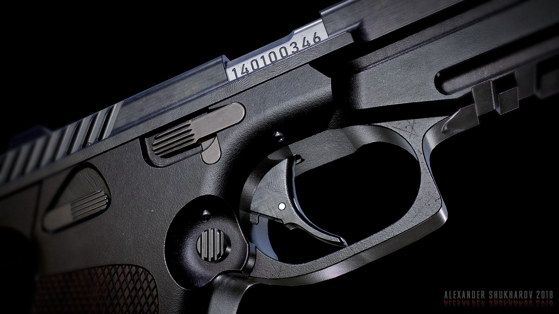 Pl-14 Pistol 8k 3D - TurboSquid 1277774