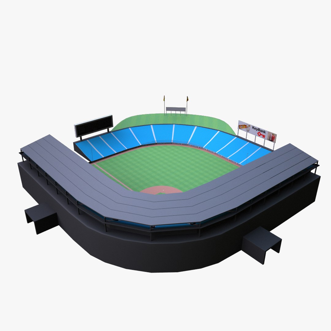 Baseball Stadium 3D Model - TurboSquid 1078238