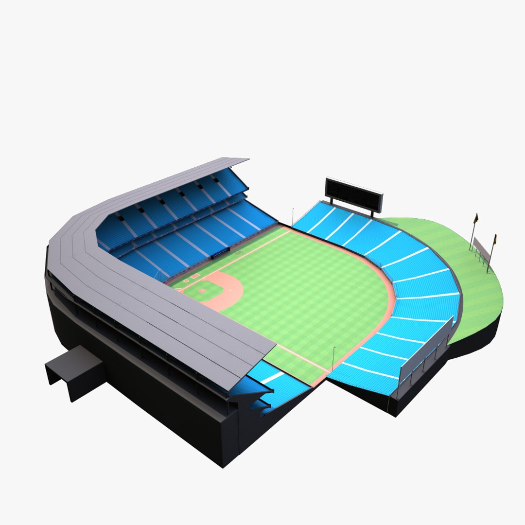 Baseball Stadium 3D Model - TurboSquid 1078238