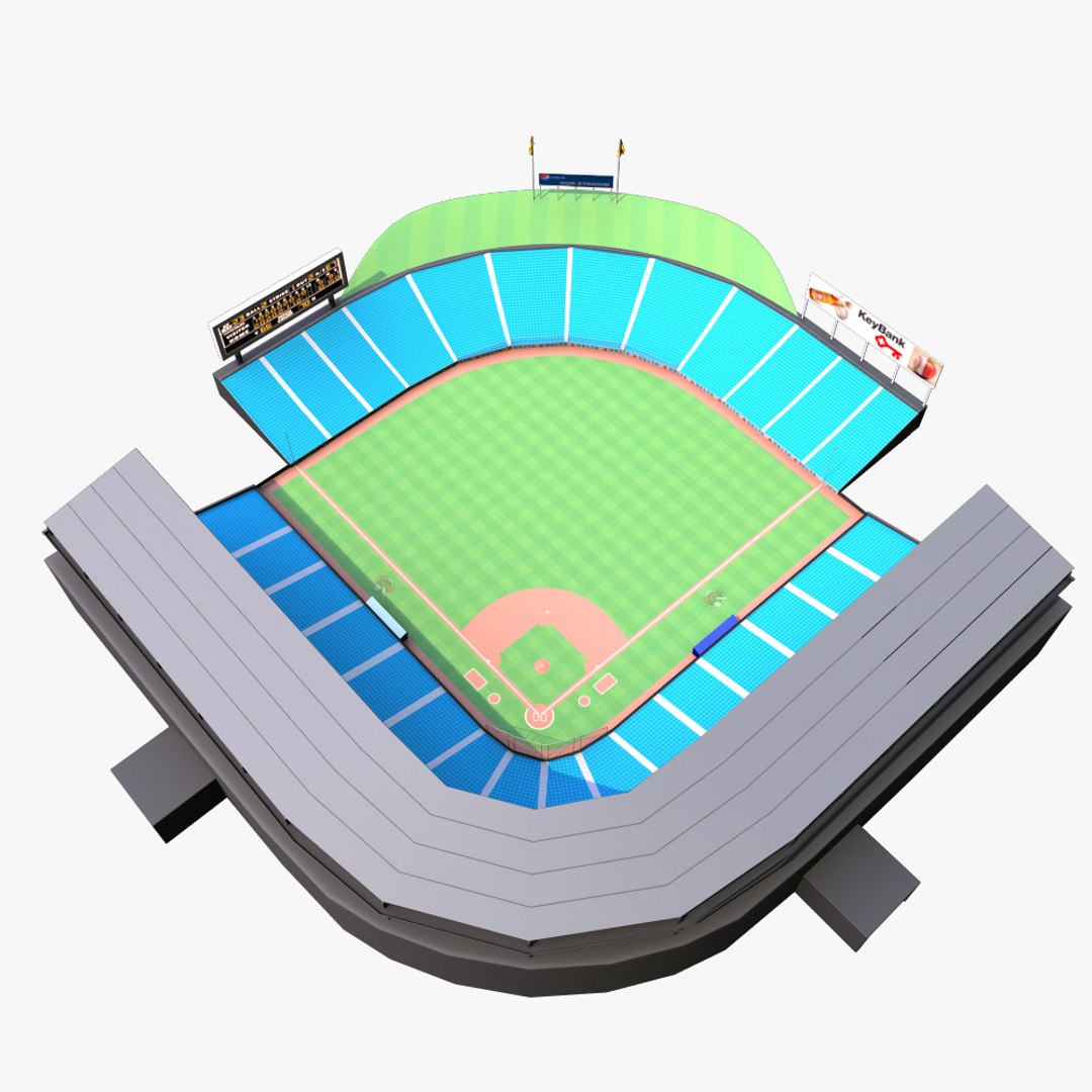 Baseball Stadium 3D Model - TurboSquid 1078238