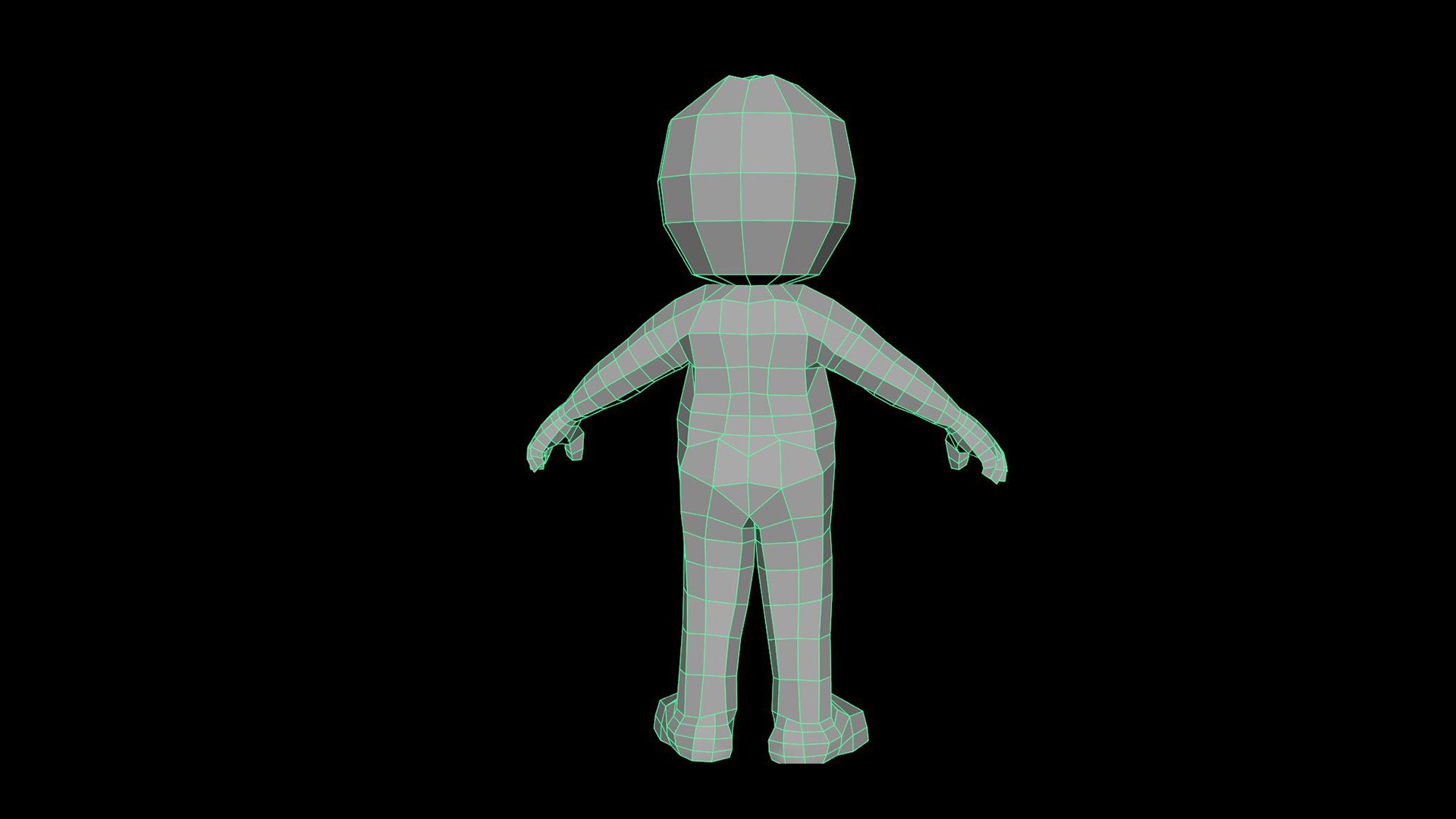 Low Poly Base Mesh Generic Character 3D - TurboSquid 1818013