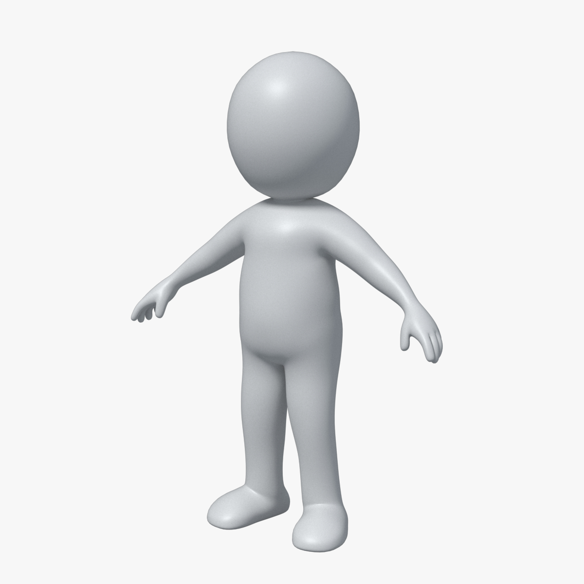 Low Poly Base Mesh Generic Character 3D - TurboSquid 1818013