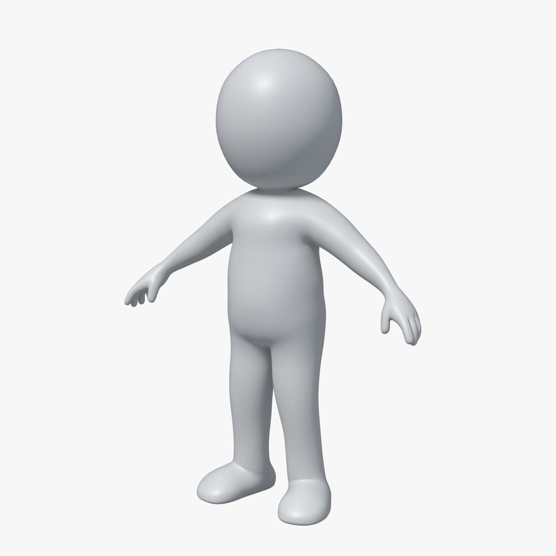 Low Poly Base Mesh Generic Character 3D - TurboSquid 1818013
