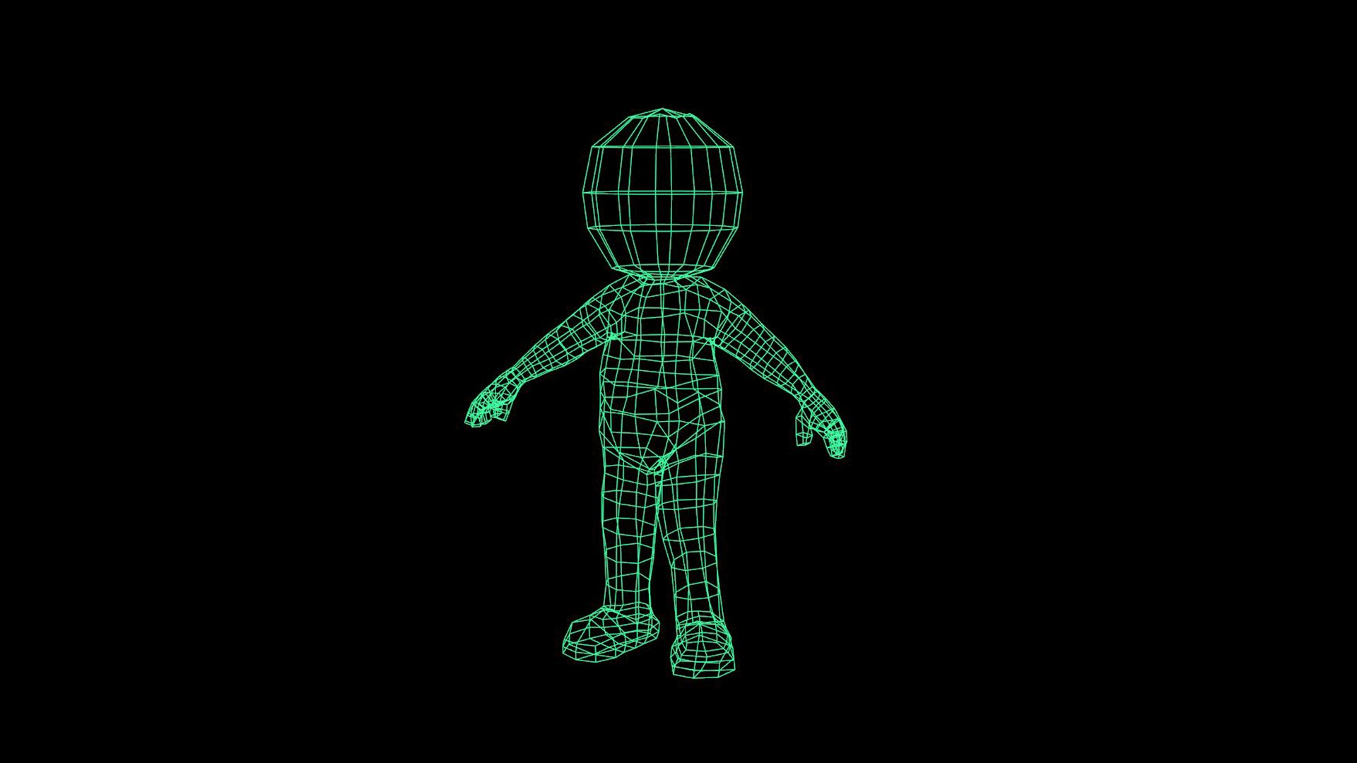 Low Poly Base Mesh Generic Character 3D - TurboSquid 1818013