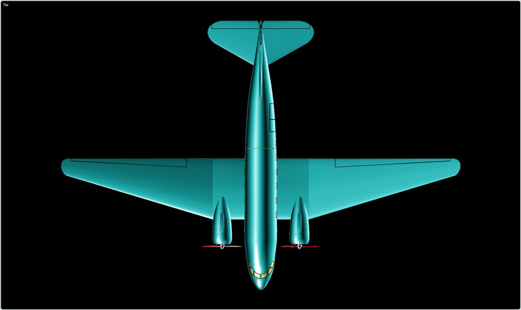 3d Douglas C-47 Transport Aircraft