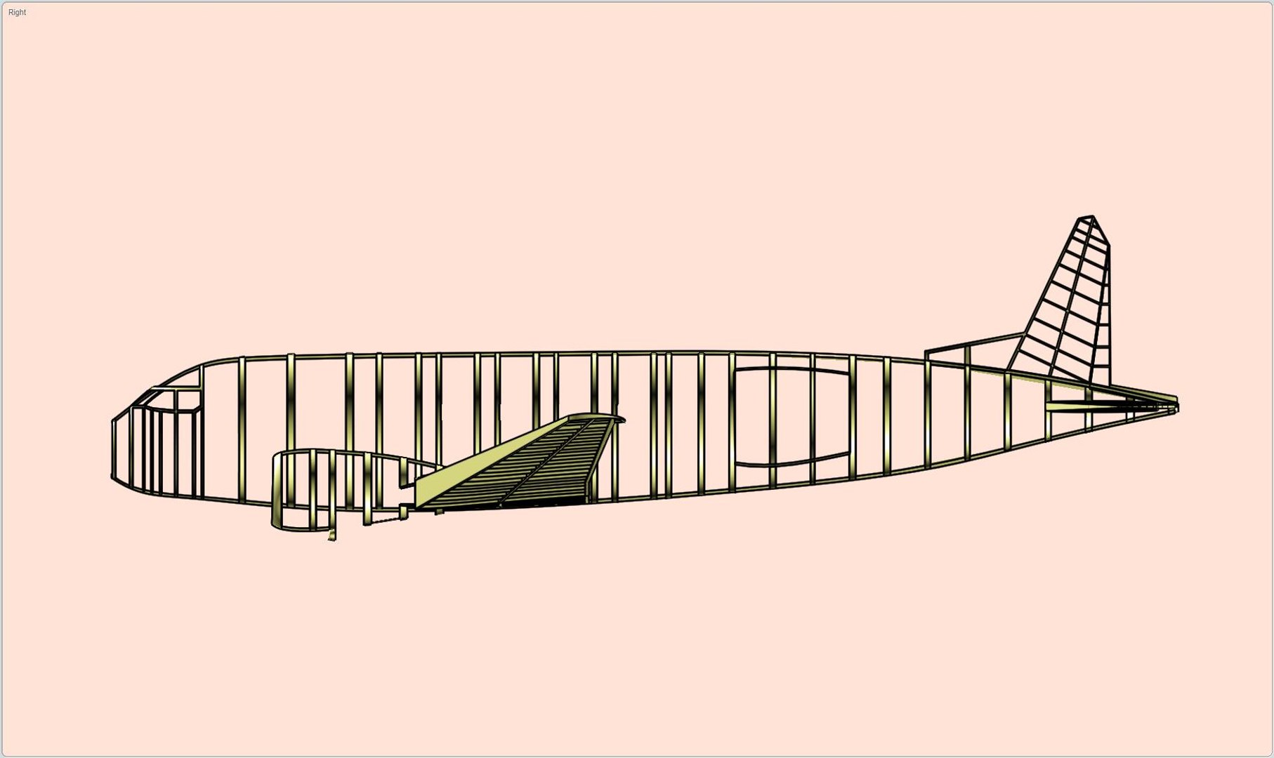 3d Douglas C-47 Transport Aircraft