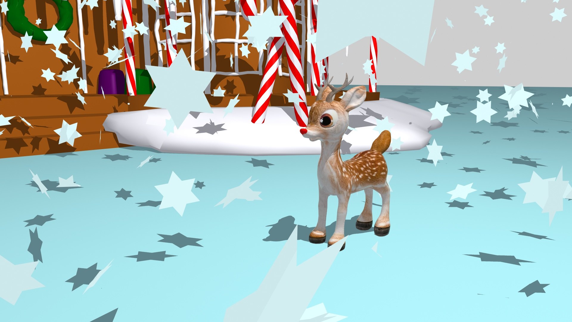 Rudolph Red Nose Reindeer 3D - TurboSquid 2319834