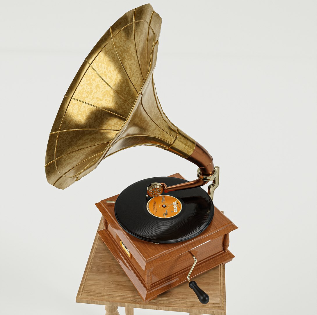 3D Gramophone Model - TurboSquid 2131726