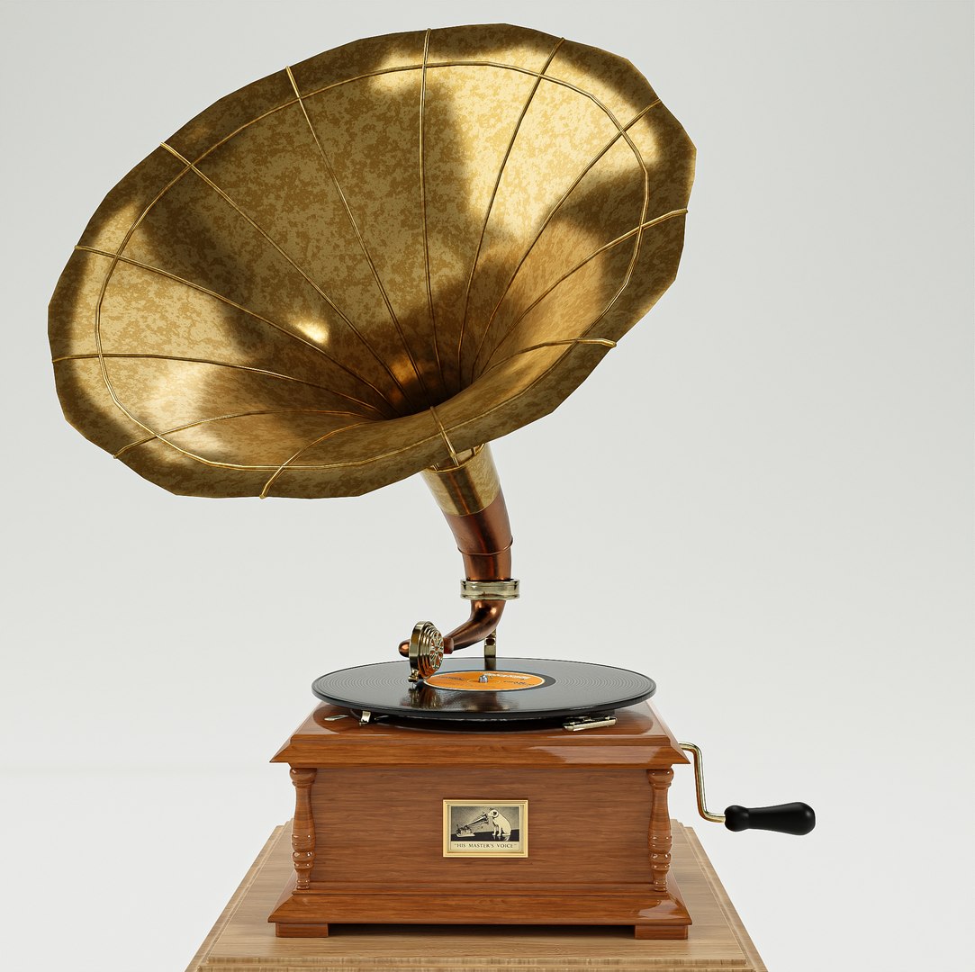 3D Gramophone Model - TurboSquid 2131726