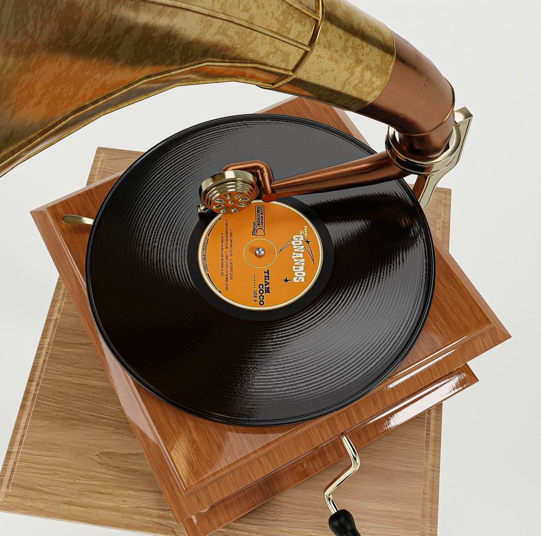 3D Gramophone Model - TurboSquid 2131726