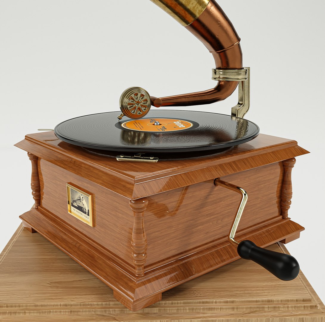 3D Gramophone Model - TurboSquid 2131726