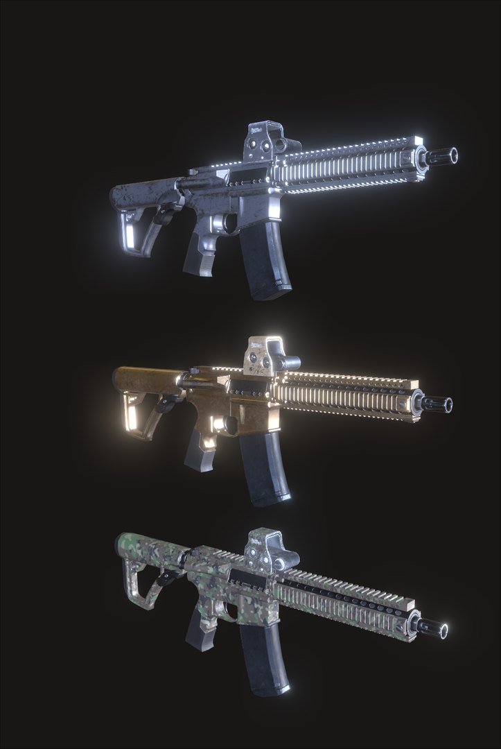 Mk18 Pack 3D Model - TurboSquid 1248595