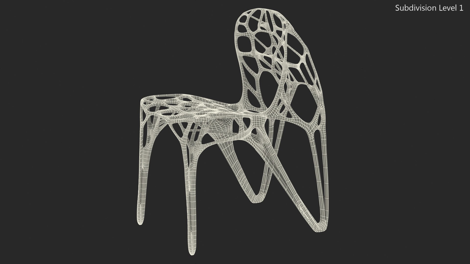 3D Model Modern GENERICO Chair Red - TurboSquid 1919674