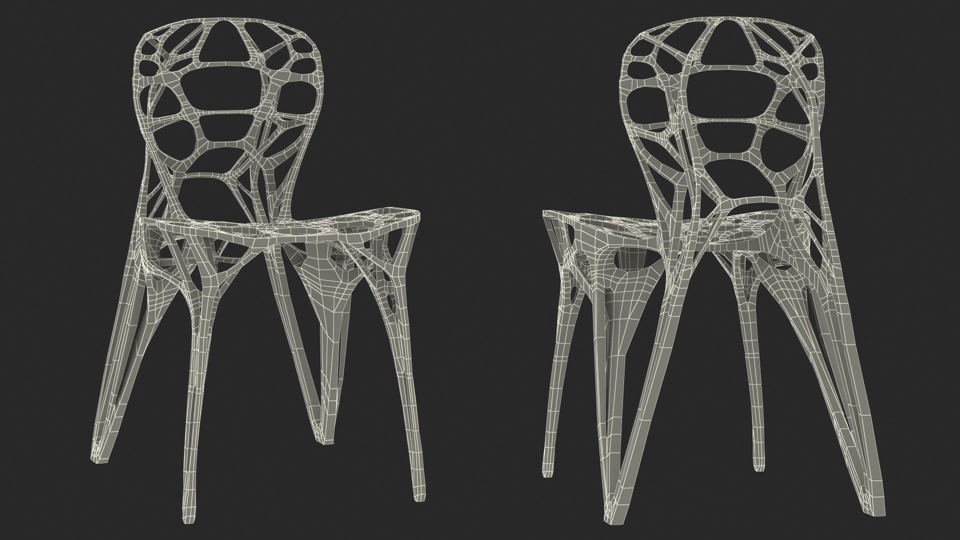 3D Model Modern GENERICO Chair Red - TurboSquid 1919674