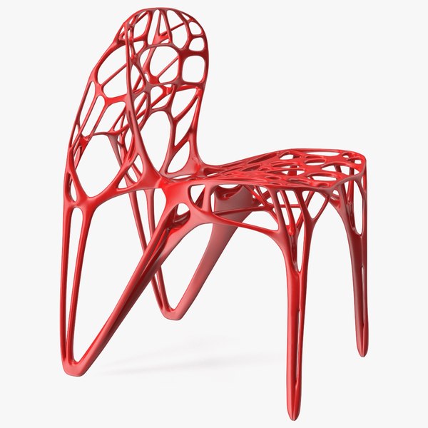 modelo 3d Modern GENERICO Chair Red - TurboSquid 1919674