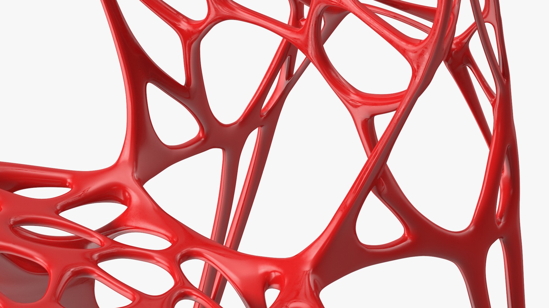3D Model Modern GENERICO Chair Red - TurboSquid 1919674