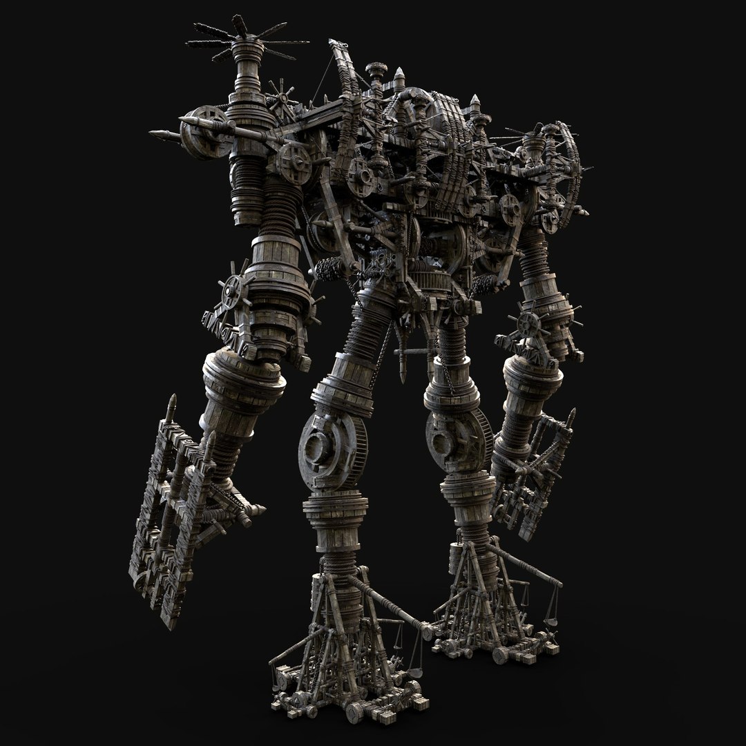 MECH GIANT ROBOT SIEGE WAR MACHINE MEDIEVAL MECHA COLLECTION AAA 3D ...