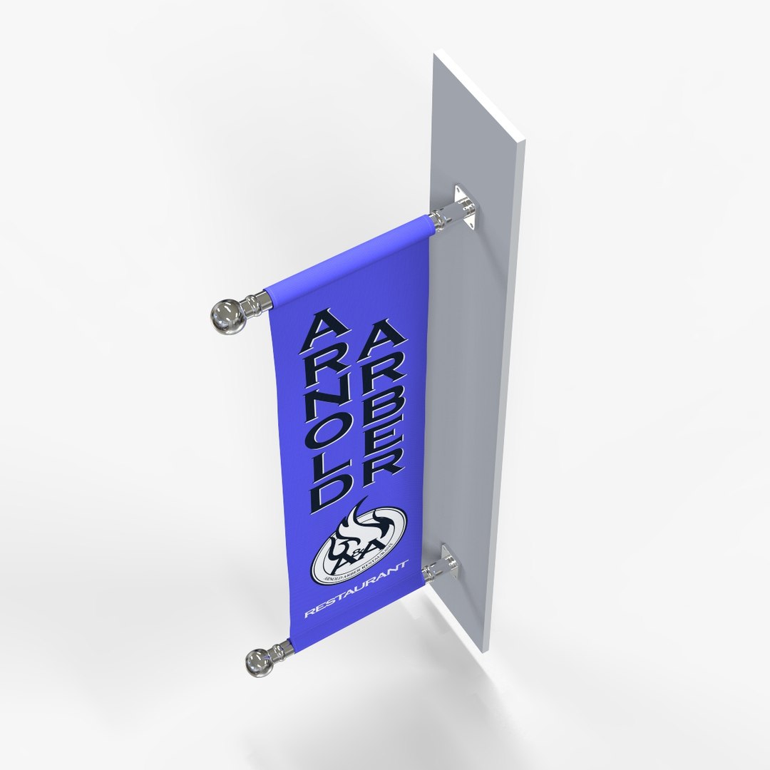 3D Model Flex Banner Flag - TurboSquid 1224120