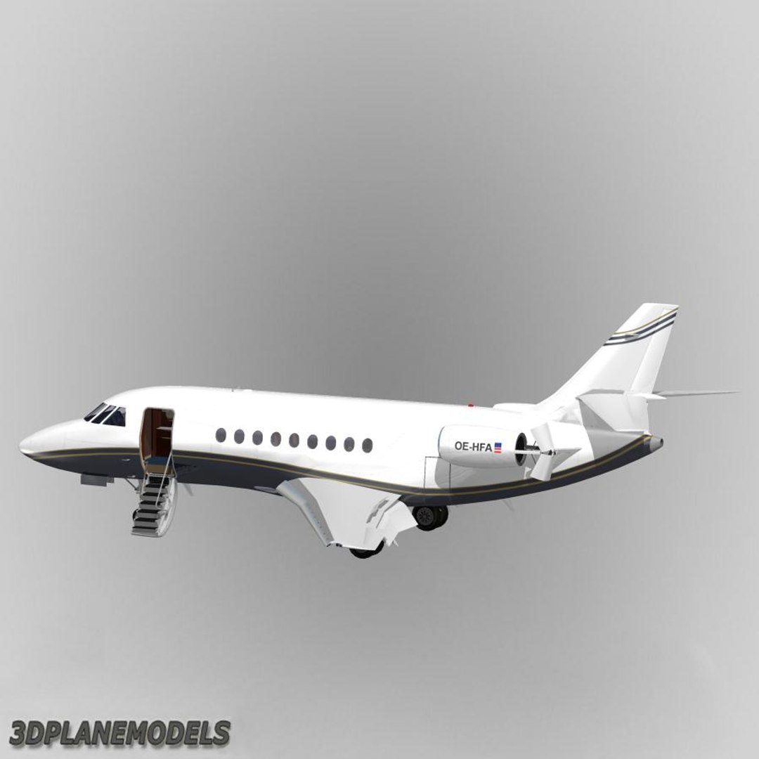 3d dassault falcon business jet model