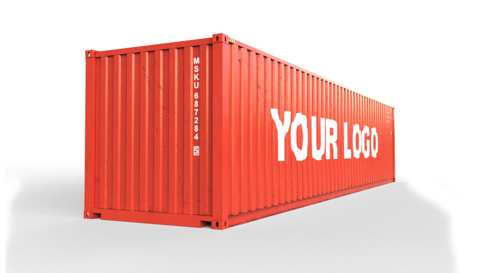 Generic Container 40feet Standat 3D Model - TurboSquid 1908288